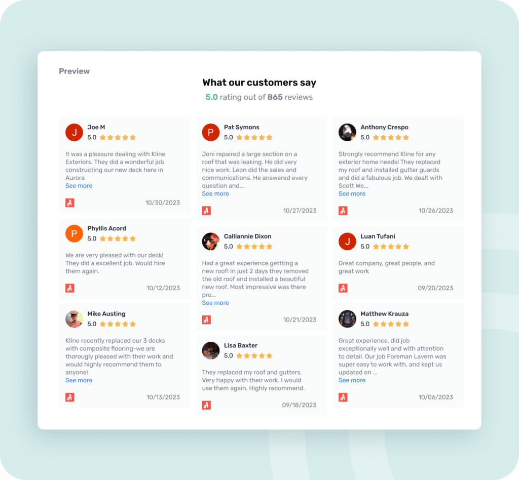 How To Show Angi's List Reviews Widget On Your Website Free & Fast ...