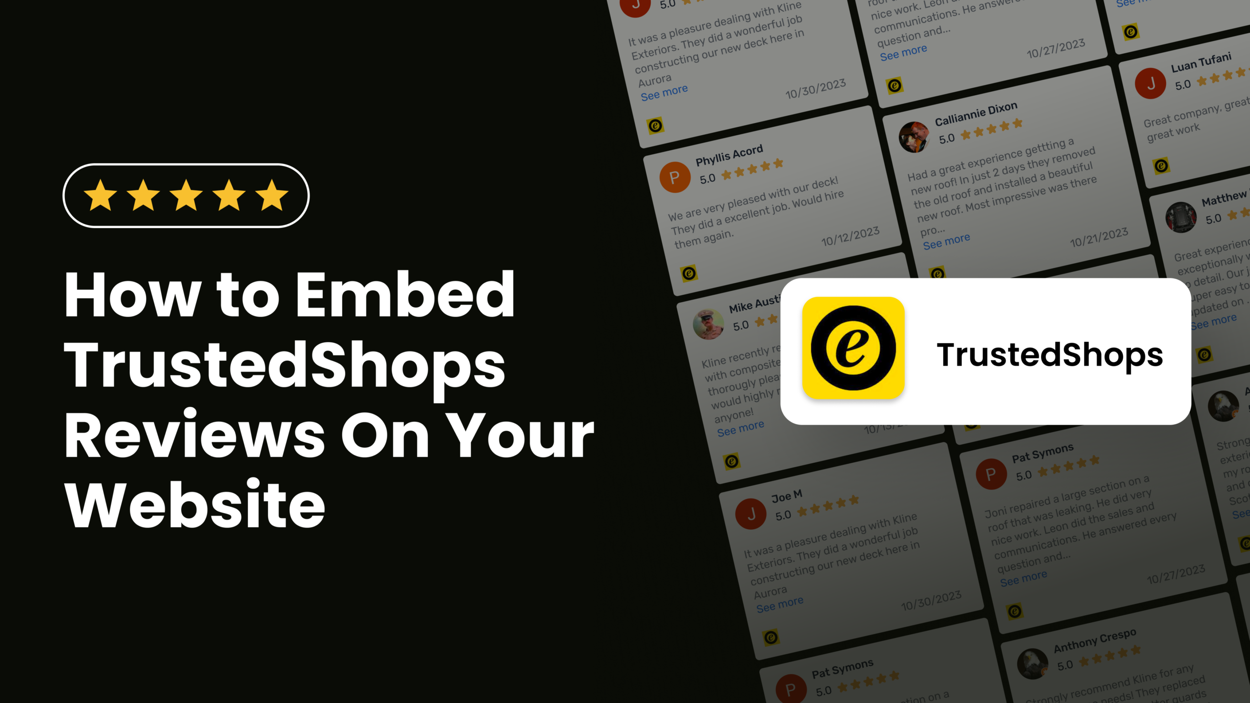 How To Show Trusted Shops Reviews Widget On Your Website Free & Fast ...